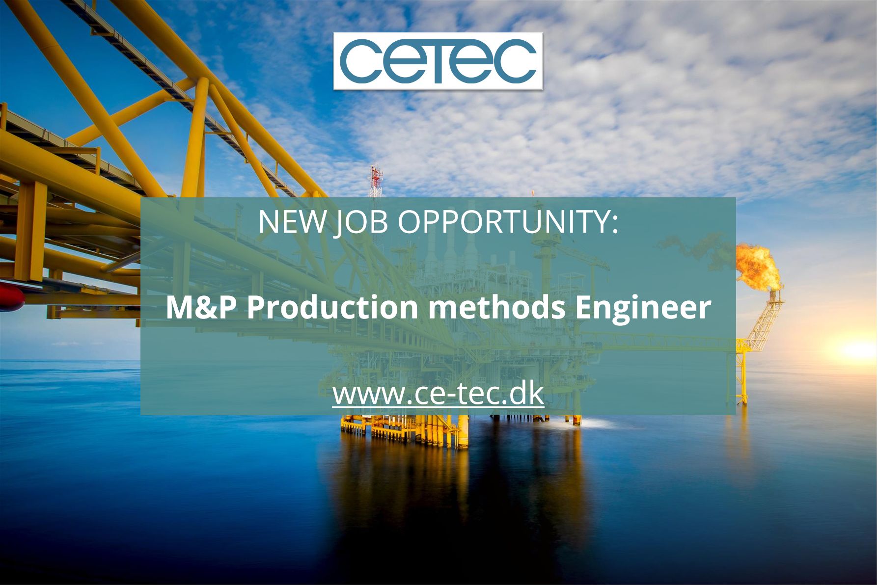 M&P Production methods Engineer | Ce-Tec A/S